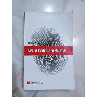 Law of Evidence in Malaysia by Mariette Peters Free Evidence Act CLP ...