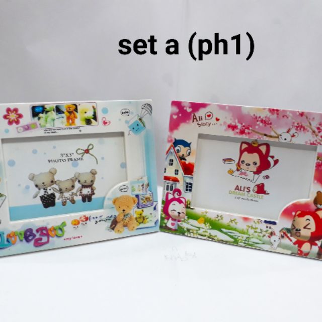 Set of 2 Vertical / horizontal 3R photo frame (13.5x17cm) | Shopee Malaysia