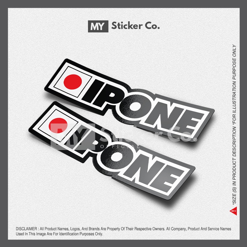 Sticker - IPONE Japan (Pair - 2 Pieces/Set) | Shopee Malaysia