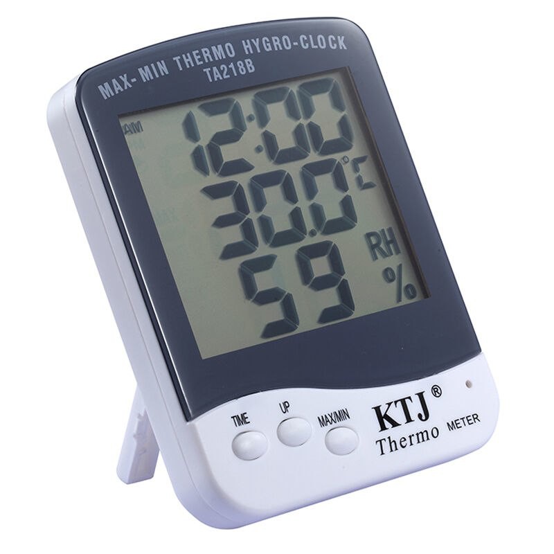 KTJ TA218B Clock Thermometer and Hygrometer | Shopee Malaysia