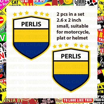 Star Perlis - Car Sticker / Bumper Sticker | Shopee Malaysia