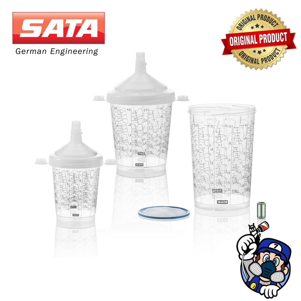 (2Sets)SATA RPS CUP - 0.3/0.6/0.9L(200um/125um SIEVE FILTER) | Shopee ...