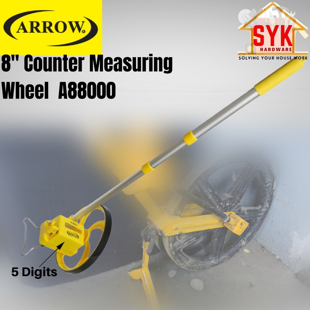 SYK ARROW 8 Inch Counter measuring wheel Pengukur Pembilang Roda A88000 ...