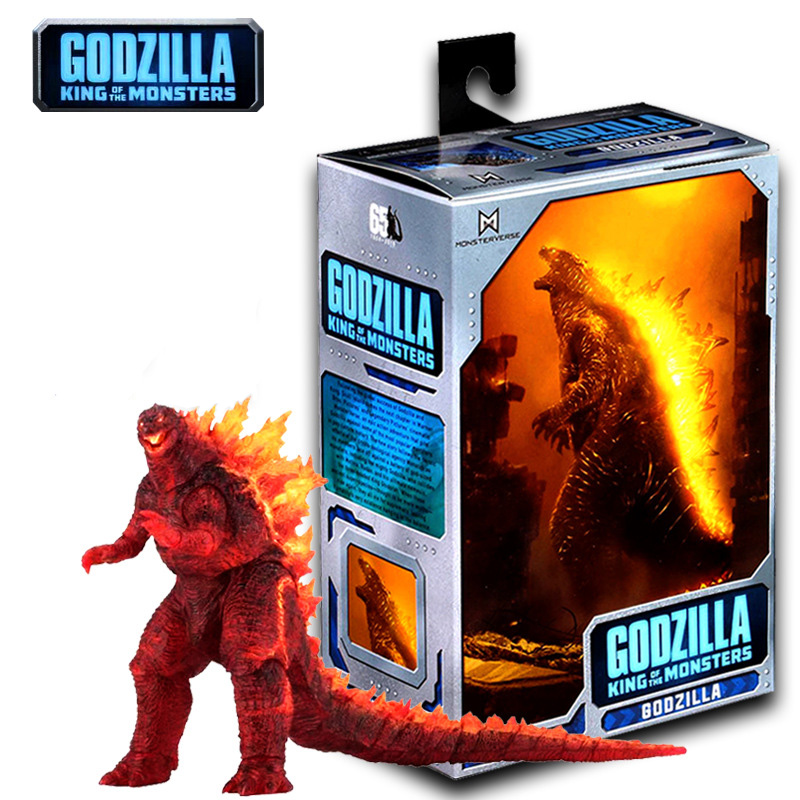 NECA Godzilla Burning Godzilla PVC Gojira 18CM King of The Monsters Action Figure Model ...