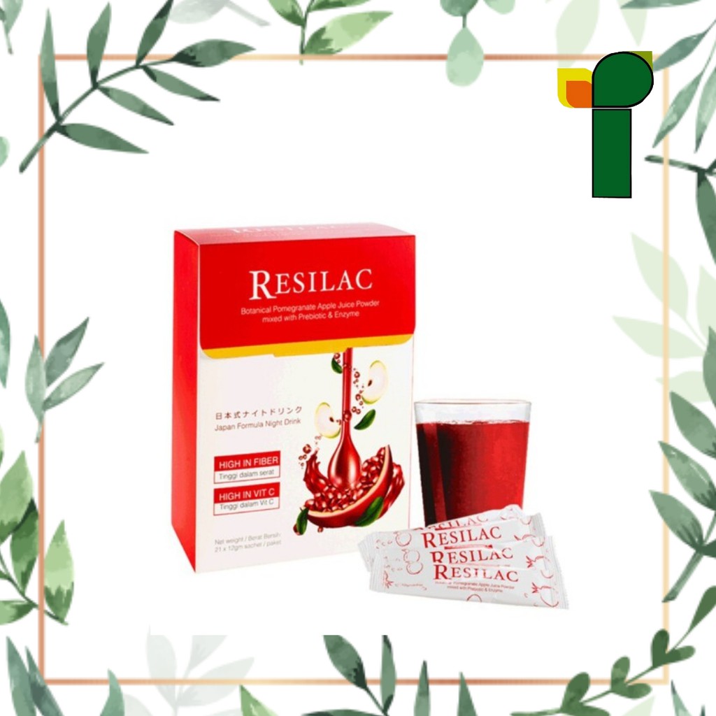 RESILAC BOTANICAL POMEGRANATE APPLE JUICE POWDER 21s X 12G | Shopee ...