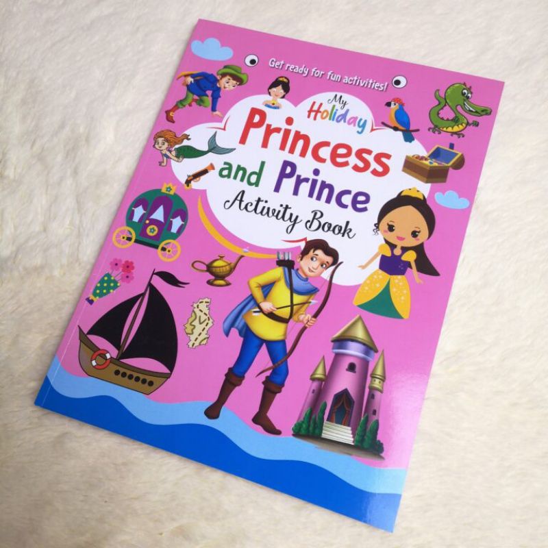 MY HOLIDAY ACTIVITY BOOK ( Princess & Prince) | Shopee Malaysia