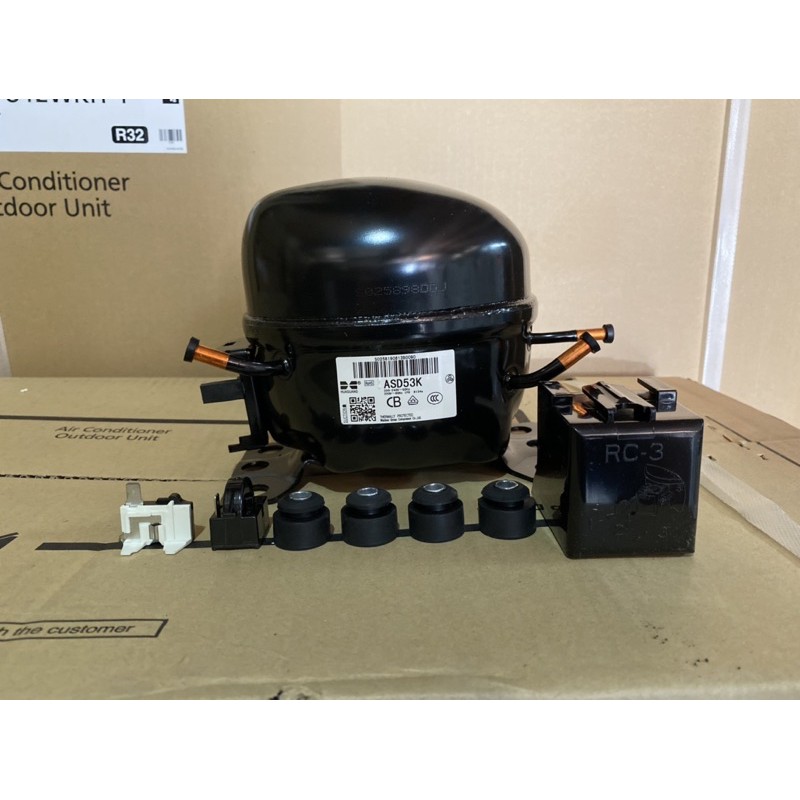 Refrigerator Compressor Wanbao ASD53K R134 Gas 1/8hp (140W) | Shopee ...