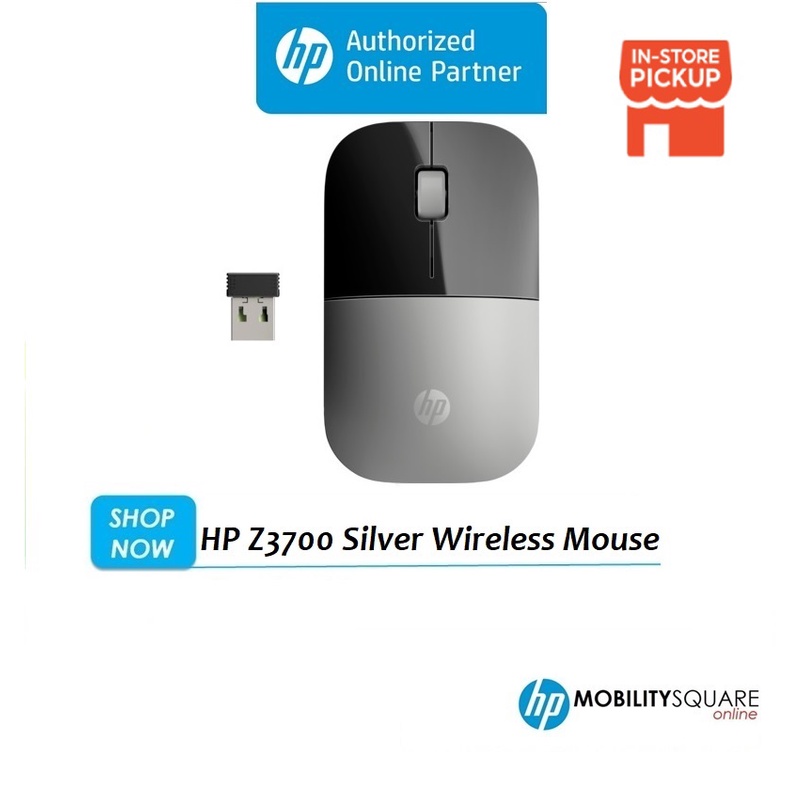 HP Z3700 Silver Wireless Mouse | Shopee Malaysia