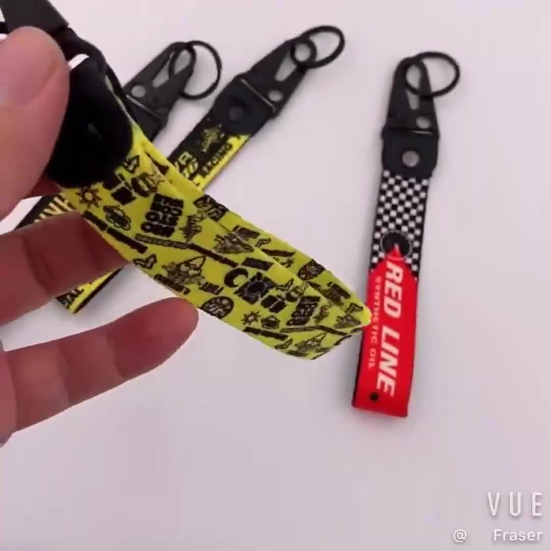 [All Brand] Motorcycle Durable Strap Key Ring Keyring Motocross Webbing ...