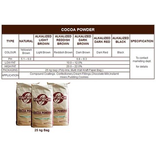 Unsweetened Cocoa Powder Favorich 1KG / 25KG 可可粉 | Shopee Malaysia