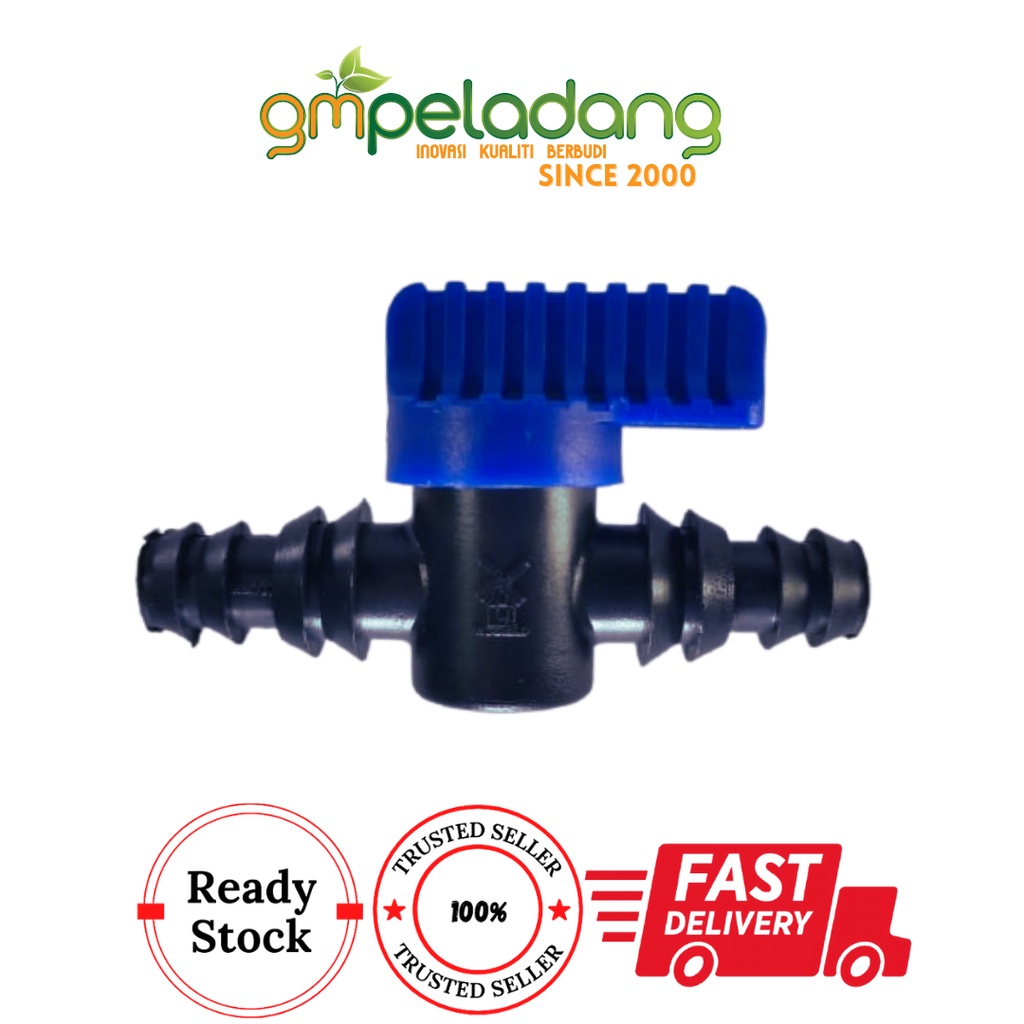 OT VALVE STOP CORD 16mm CONNECTOR IRRIGATION PENGAIRAN FERTIGASI ...
