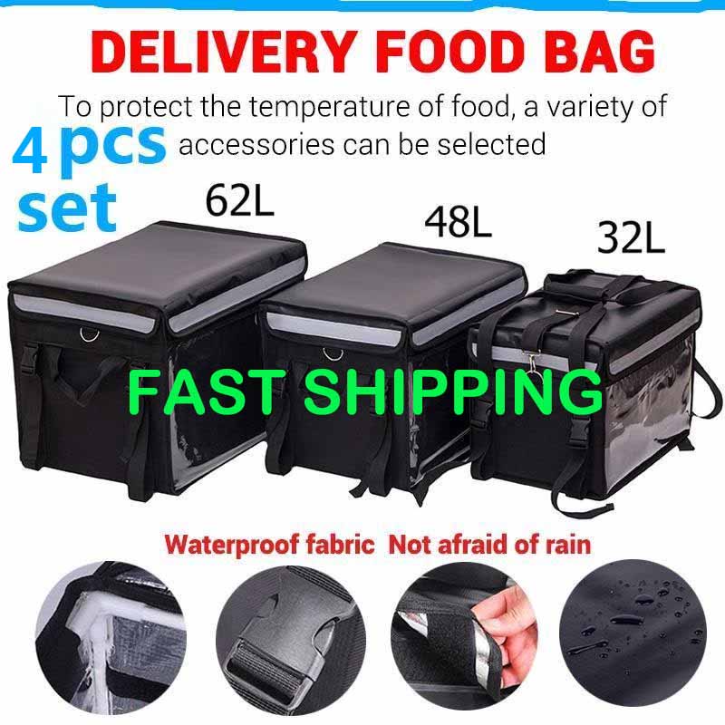Thermal Insulated Bag Food Delivery Bag Motorcycle Delivery Beg Grab ...