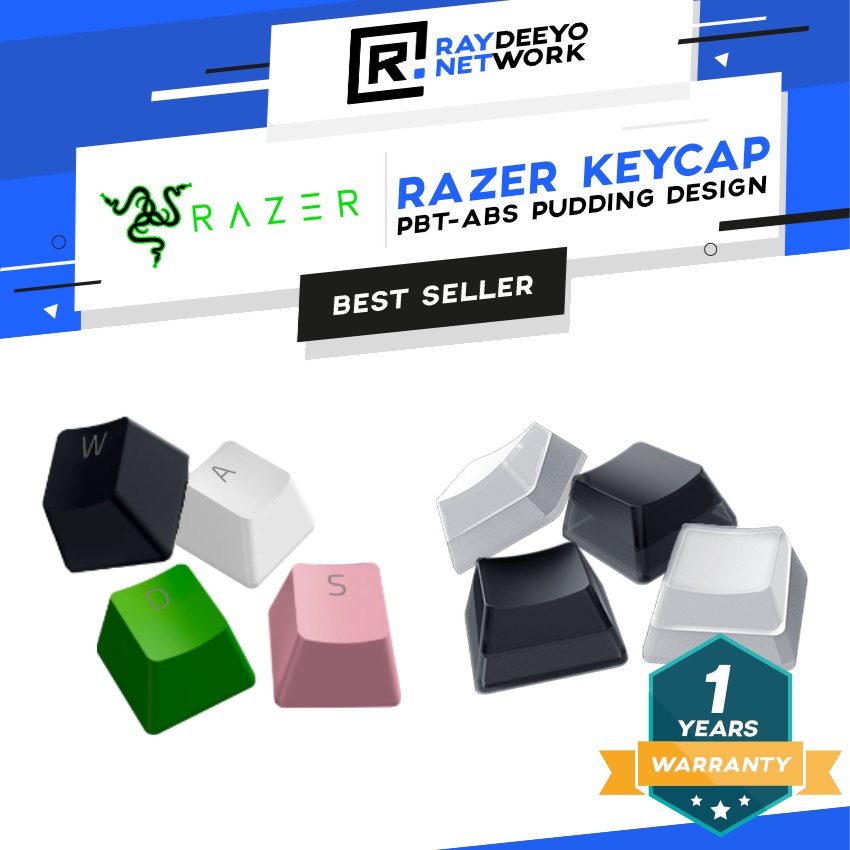 Razer PBT Keycap Upgrade Set / Phantom Keycap - Doubleshot Molding ...