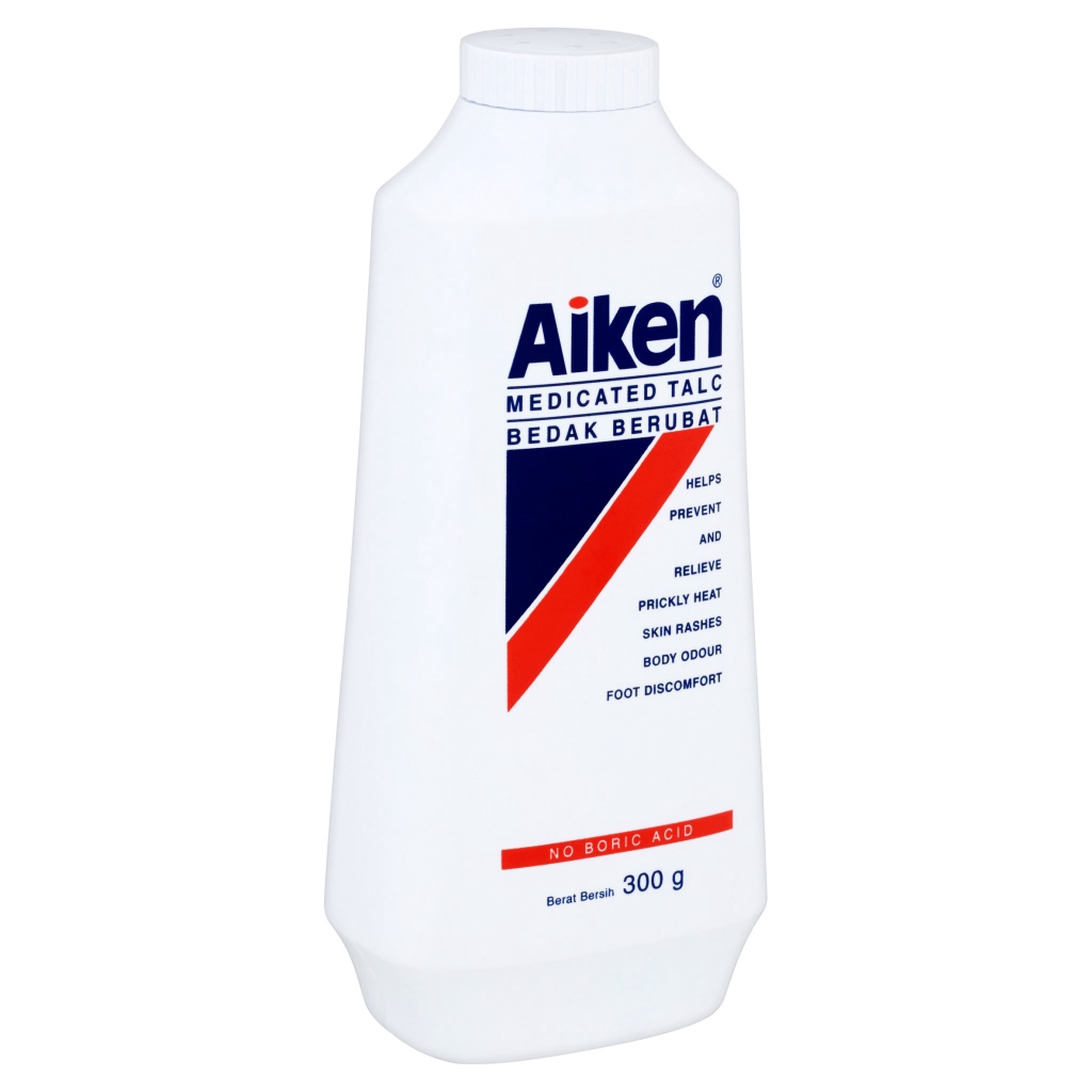 Aiken Medicated Talc (300g) | Shopee Malaysia