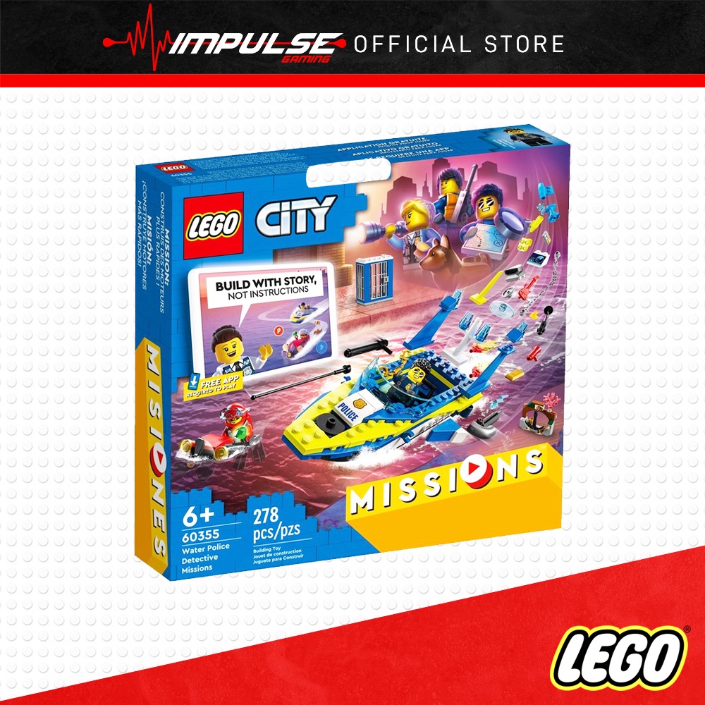 LEGO 60355 City - Water Police Detective Missions | Shopee Malaysia
