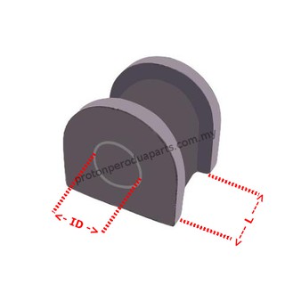 Front Stab Bush Stabilizer Bar Bush - Proton Saga BLM FL FLX - Rubber ...