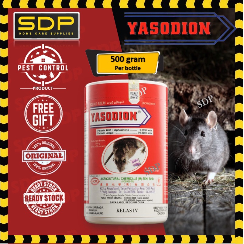 YASODION 500g Ubat Tikus / Racun Tikus Berkesan!! Effective!! Rat ...