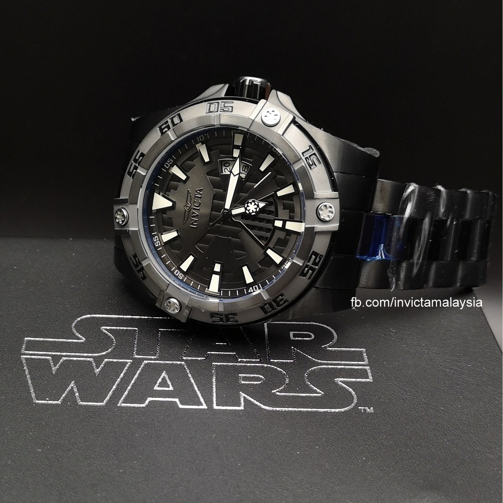 Invicta Star Wars Limited Edition Darth Vader Steel Automatic Watch ...