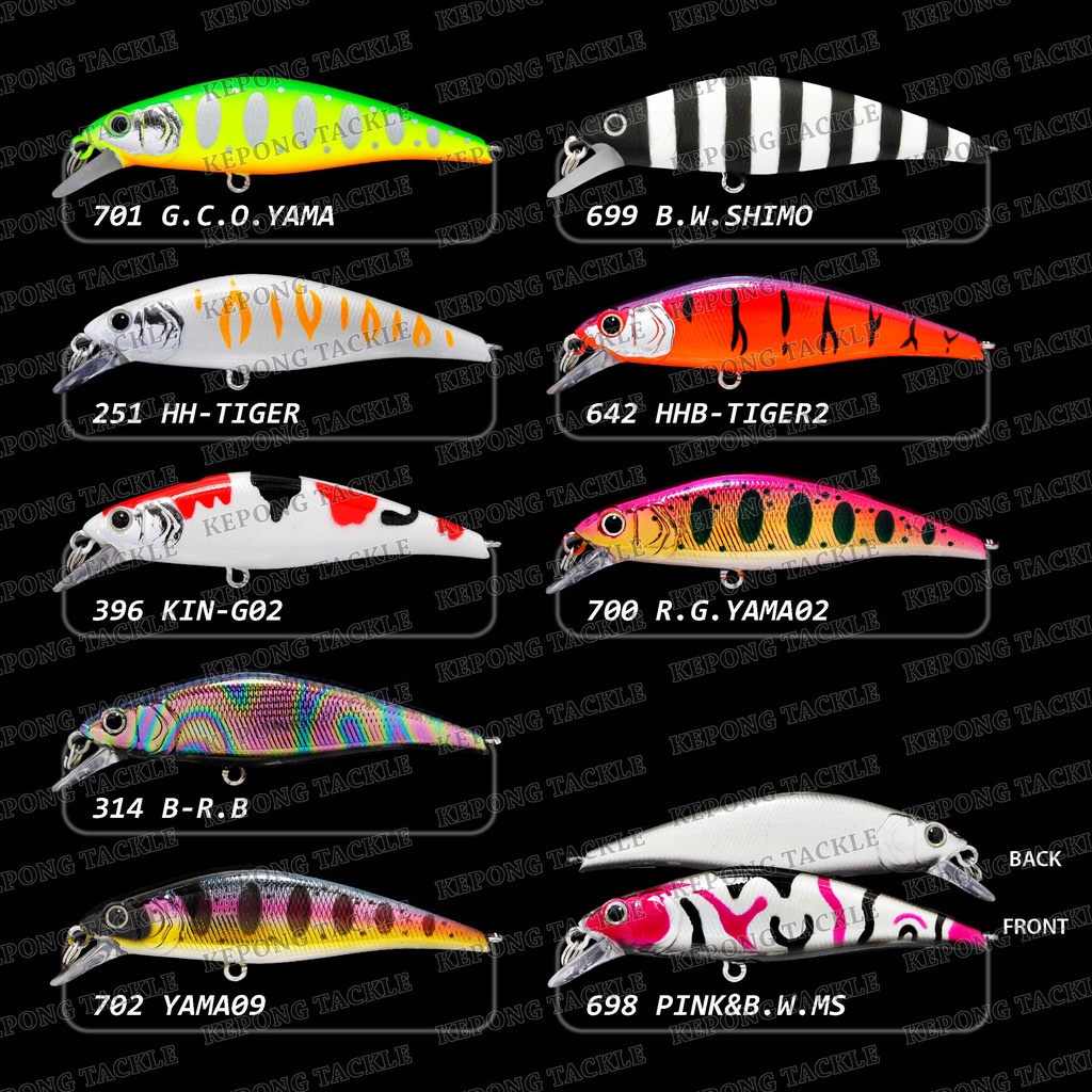 RIPPLE-ASH FISHING LURE ZERO ARISE TROUT JS MINNOW 70S BAIT LURE | Shopee Malaysia