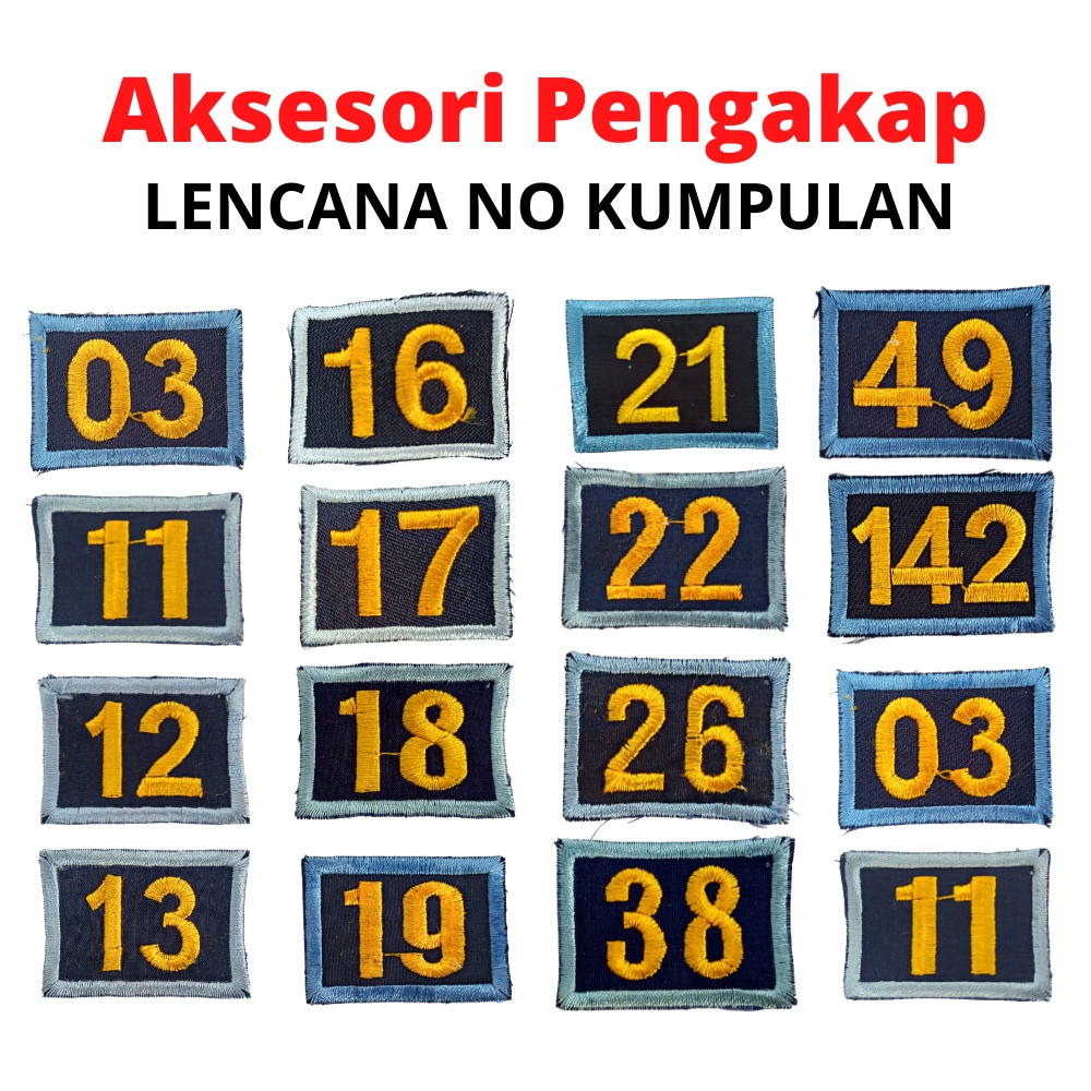 Pengakap Lencana Nombor Kumpulan / Scout Badges Group / Persatuan ...
