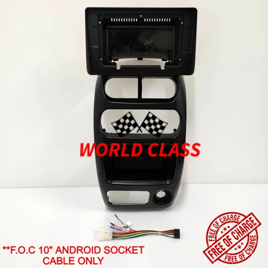 PERODUA KENARI 2000-2009 10" ANDROID FULL CASING (FREE PLUG AND PLAY ...
