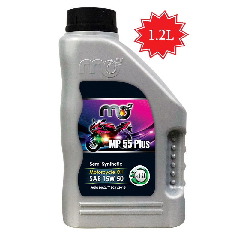 MO2 MP55 PLUS 4T SAE 15W50 SEMI SYNTHETIC MOTORCYCLE ENGINE OIL (1.2 ...