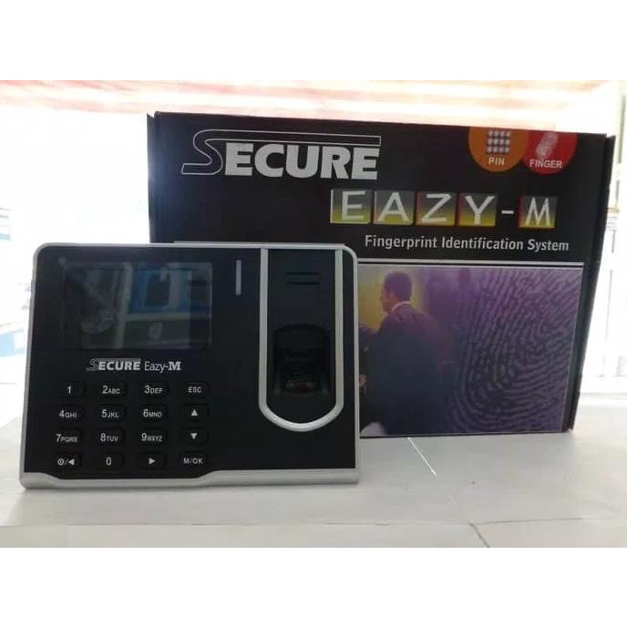 Secure Eazy-M Fingerprint Attendance Machine / Fingerprint Secure Eazy ...
