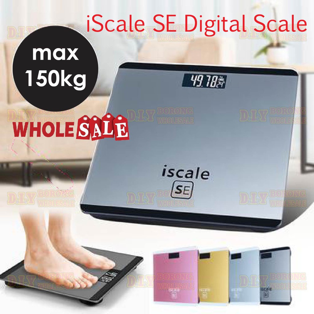 HOT ITEM ‼️ iScale SE Digital Body Scale Bathroom Glass Weighing Scale ...