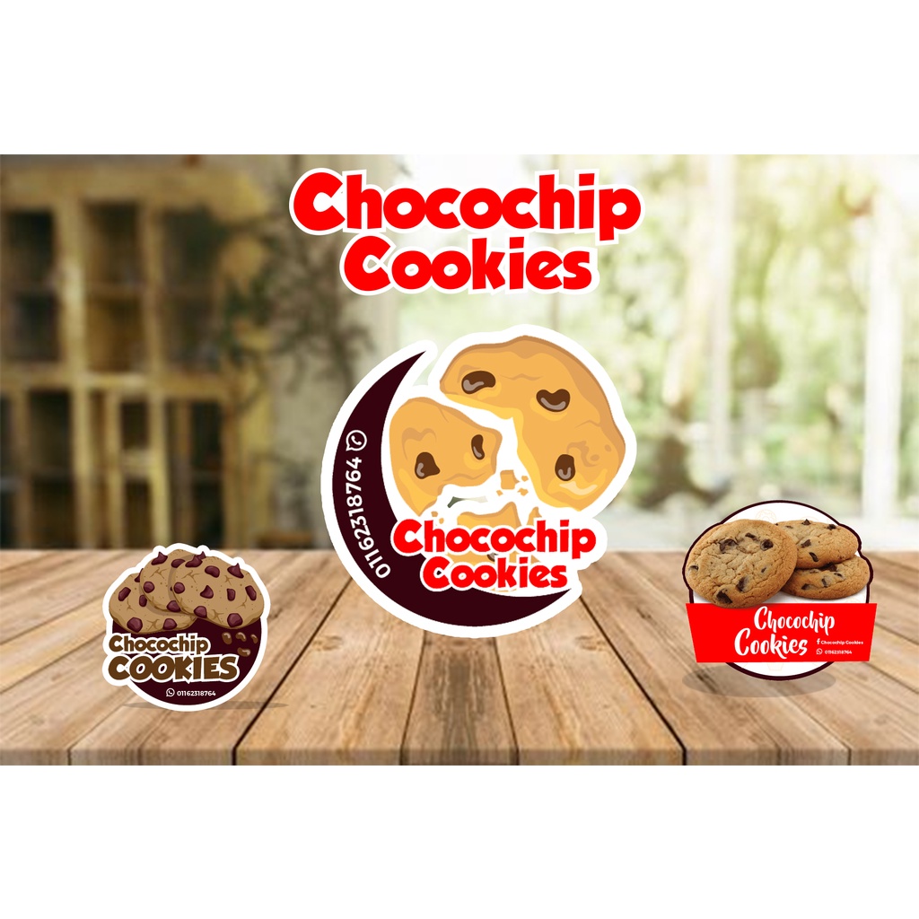 Sticker Cookies Raya. STICKER LABEL KUIH RAYA Choc Chips. STICKER ...