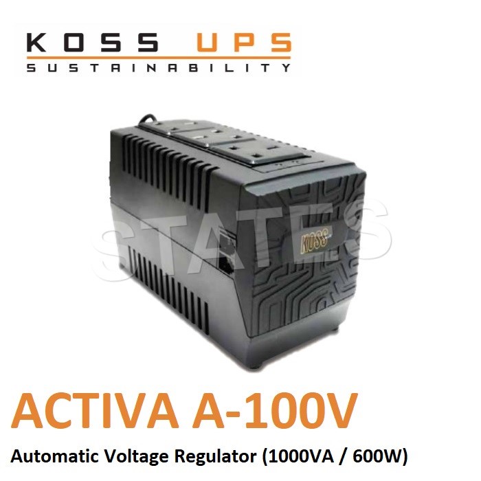 KOSS AVR ACTIVA A-100V 1000VA Automatic Voltage Regulator | Shopee Malaysia