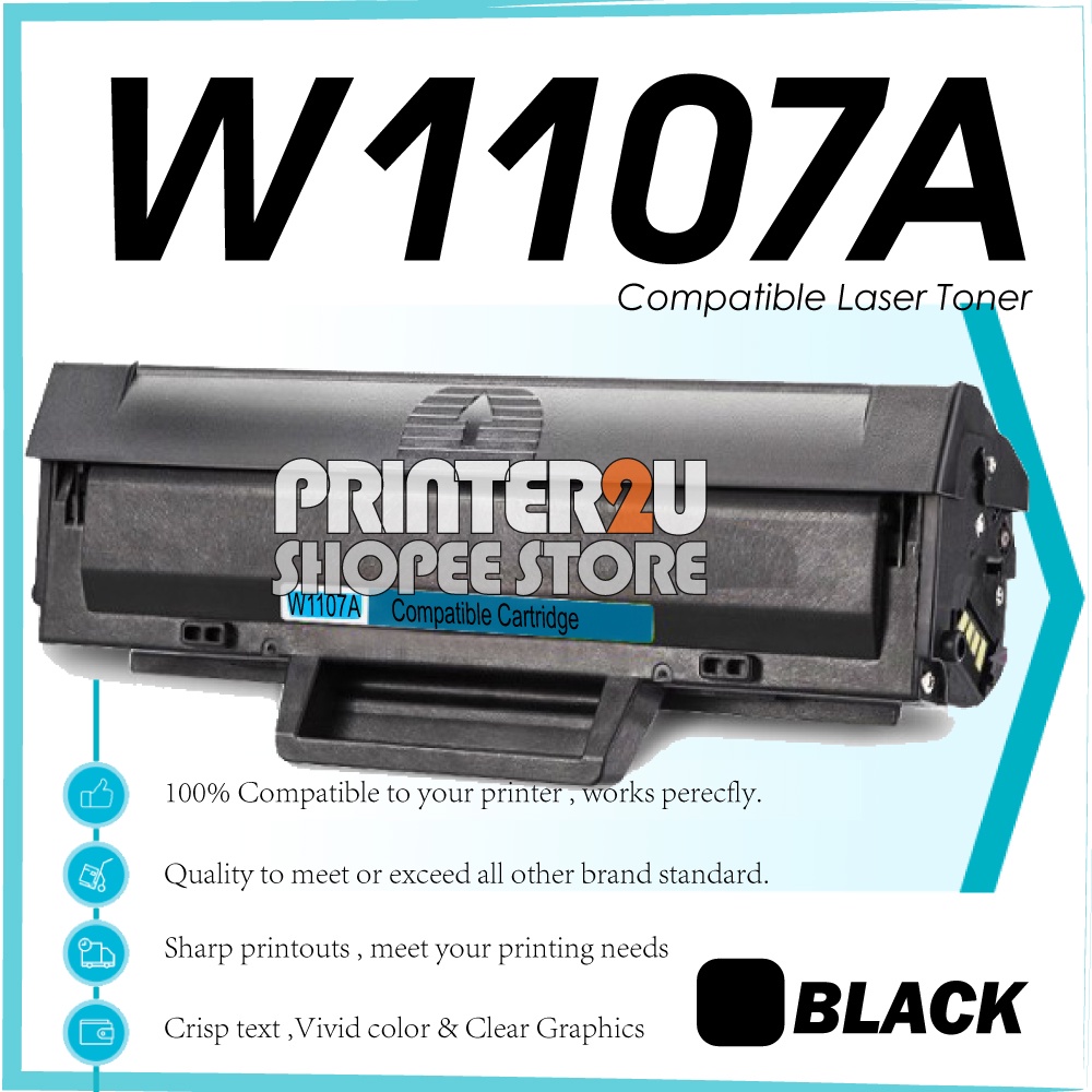 HP107A Cartridge Compatible to HP W1107A 107A HP-107A 107W MFP 135a ...