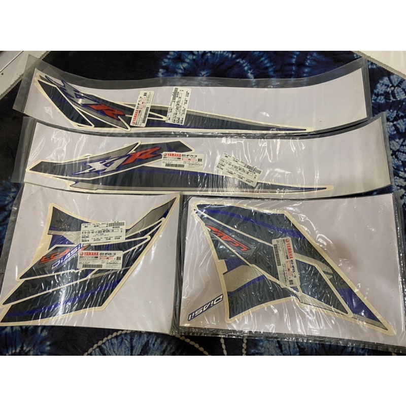 Sticker stripe x1r biru R original | Shopee Malaysia