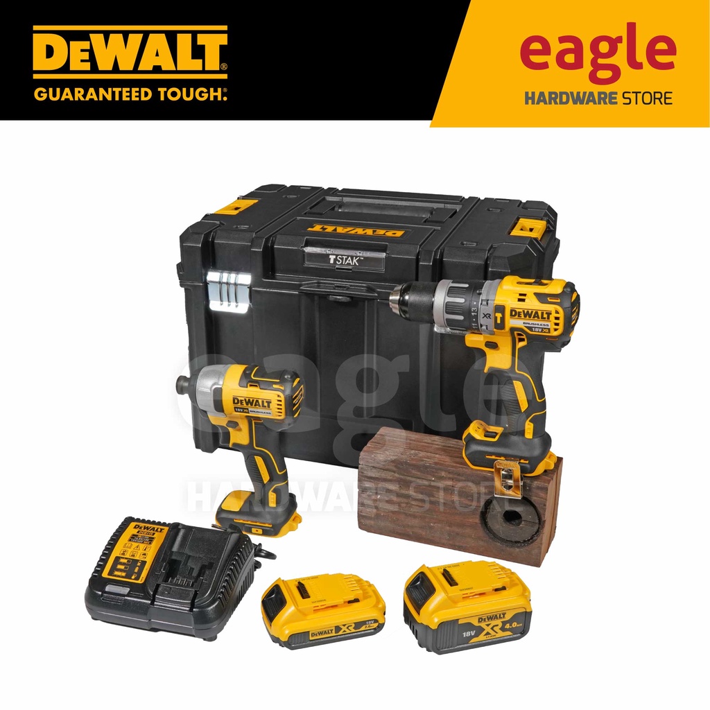 ( Combo ) Dewalt DCD796 + DCF787 + DWST17806 18V With 2 Battery, 1 ...