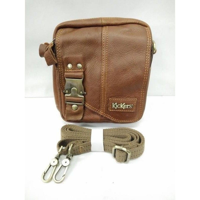 Kickers genuine leather Unisex 2 in1 sling bag/waist bag(KIC-S 87356 ...