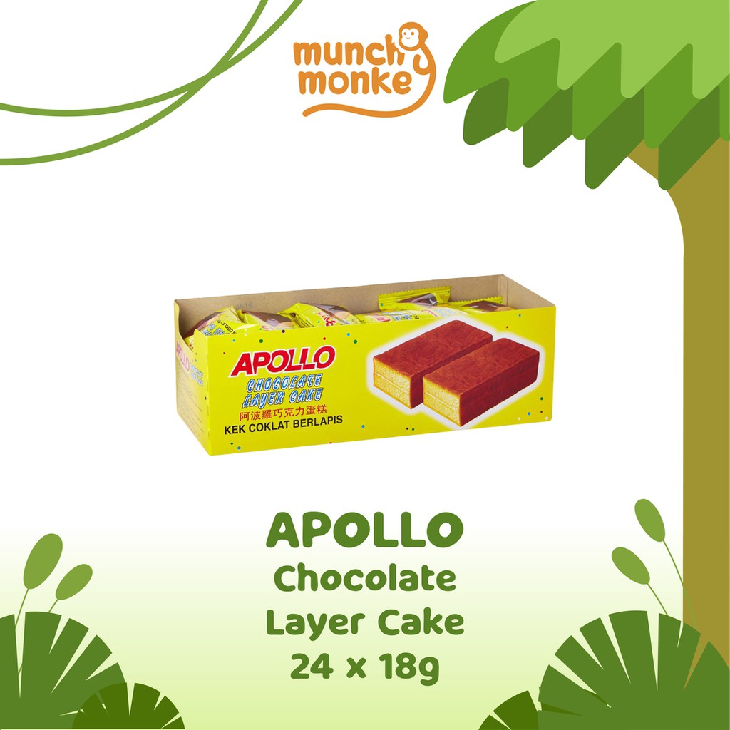 Apollo Layer Cake Assorted Flavor (18g x 24pcs) | Shopee Malaysia