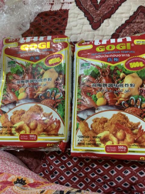 GOGI Tepung Campuran Tempura 500g / GOGI Tempura Flour 500g | Shopee ...