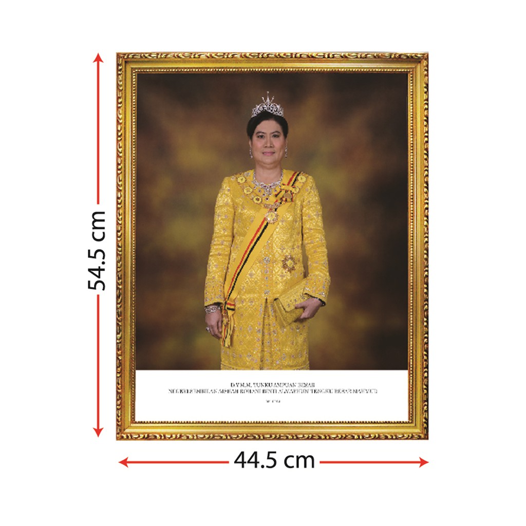 Bingkai Potret Tunku Ampuan Besar N.Sembilan, Tunku Ampuan Besar N ...