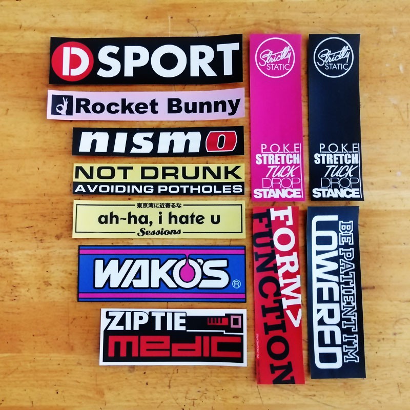 Automobile & Bumper 3M vinyl sticker with lamination batch 009 | Shopee ...