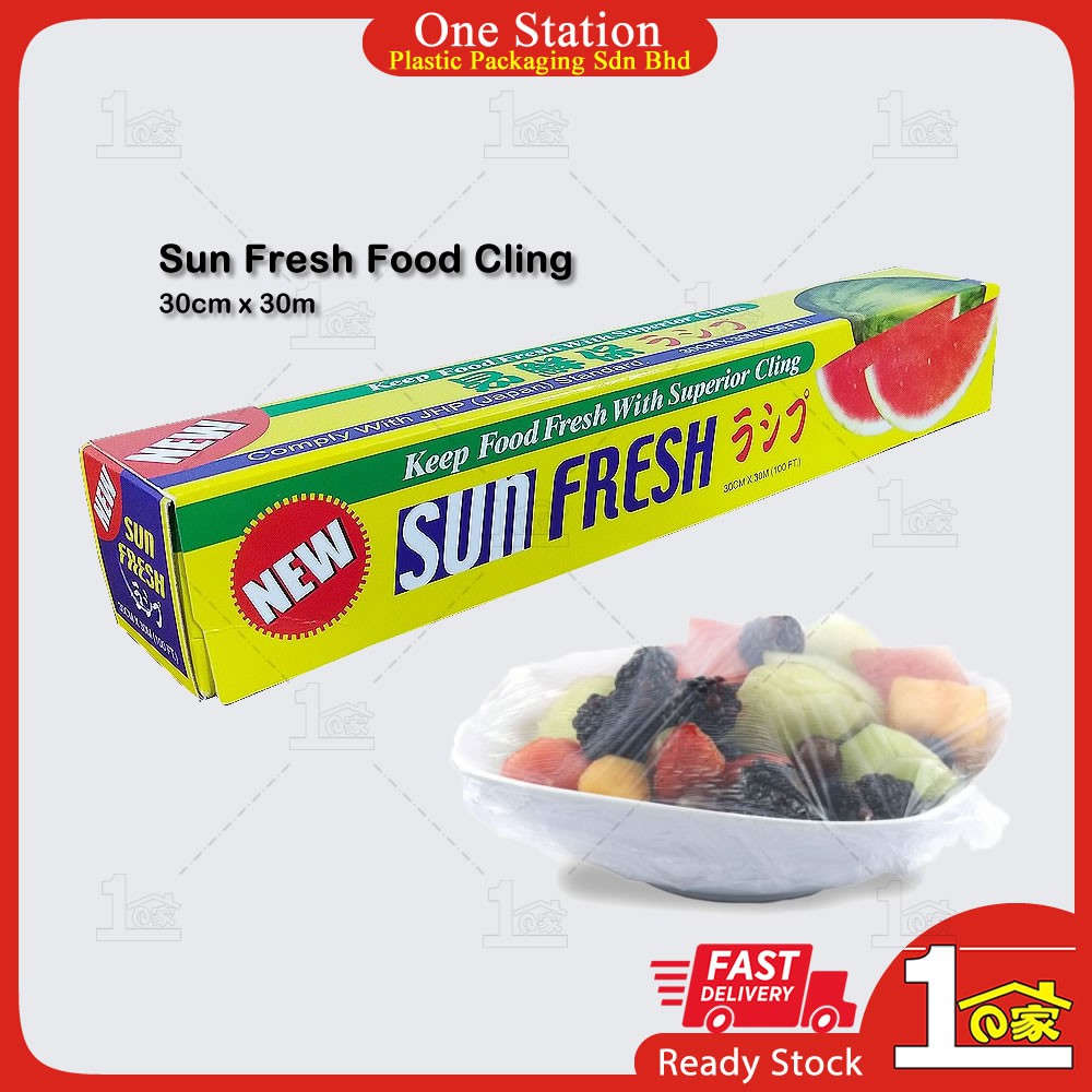 Sunfresh Food Wrapping Wrap Film Cling Film / Plastik Bungkus Makanan ...