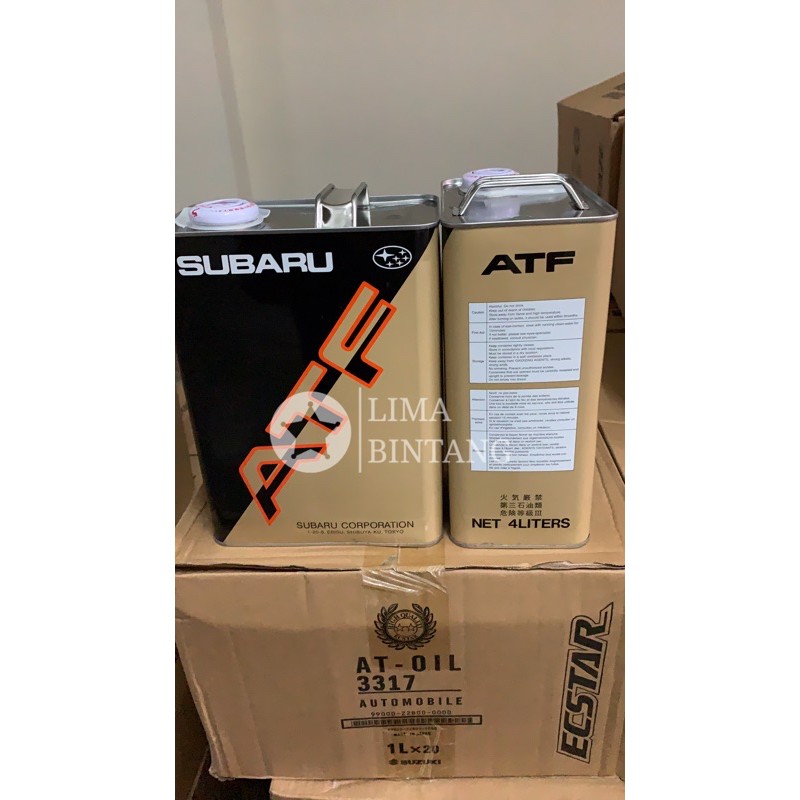 Subaru CVT ATF 4L Auto Transmission Fluid Gear Oil (JAPAN SPEC BUCKET ...