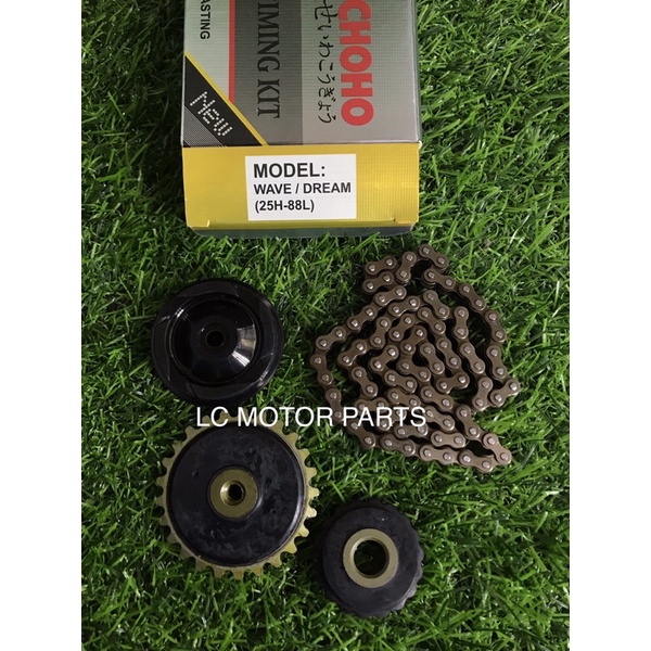 HONDA TIMING KIT SET EX5 DREAM WAVE100 88L TIMING CHAIN ROLLER TIMING ...