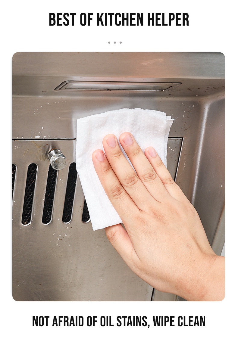 EXTRA BIG 80 Pcs Kitchen Wet Tissue Soft Surface Household Wet Wipes ...