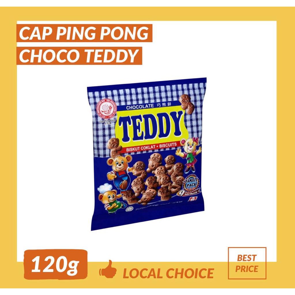 Cap Ping Pong Snack 120g (Biskut Teddy/ Flying Fish) | Shopee Malaysia