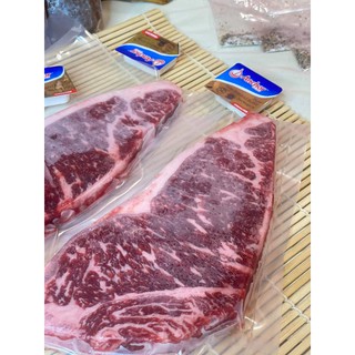 2pcs Wagyu striploin beef steak M9 | Shopee Malaysia