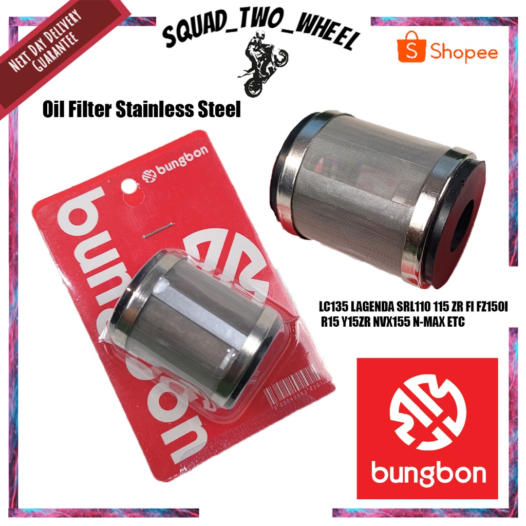 OIL FILTER BUNGBON FILTER BESI PENAPIS MINYAK HITAM ENJIN LC135 FZ150I ...