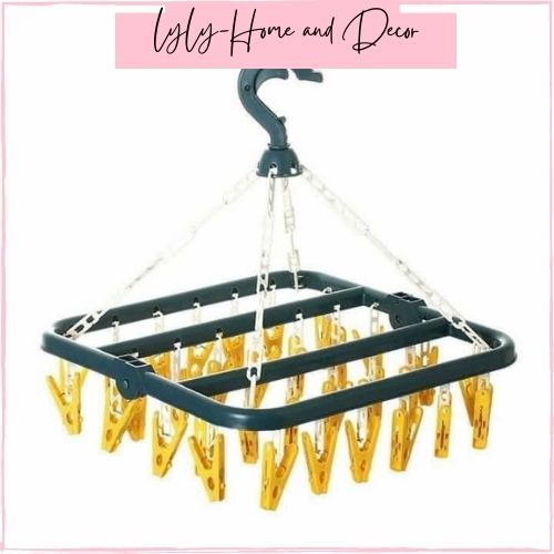 Sock And Clothes Drying Hook For Baby 32 Clips | Shopee Malaysia