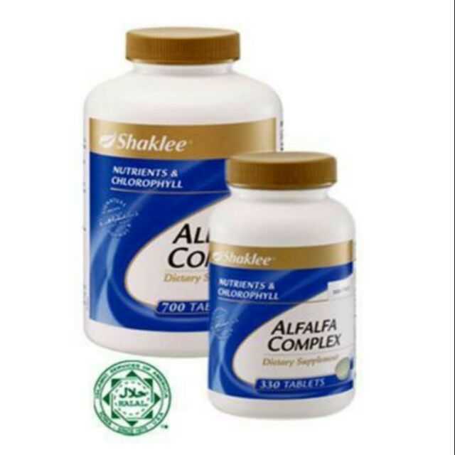 Shaklee Alfalfa Complex 700 tablets (Exp 2020) | Shopee Malaysia