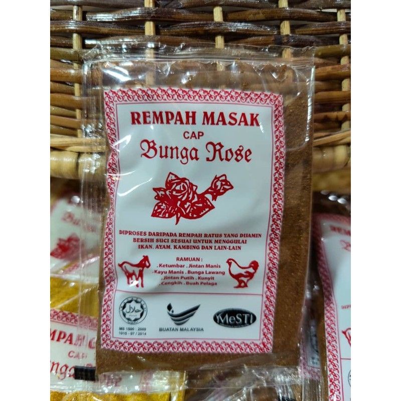 Rempah masak cap bunga Ros | Shopee Malaysia