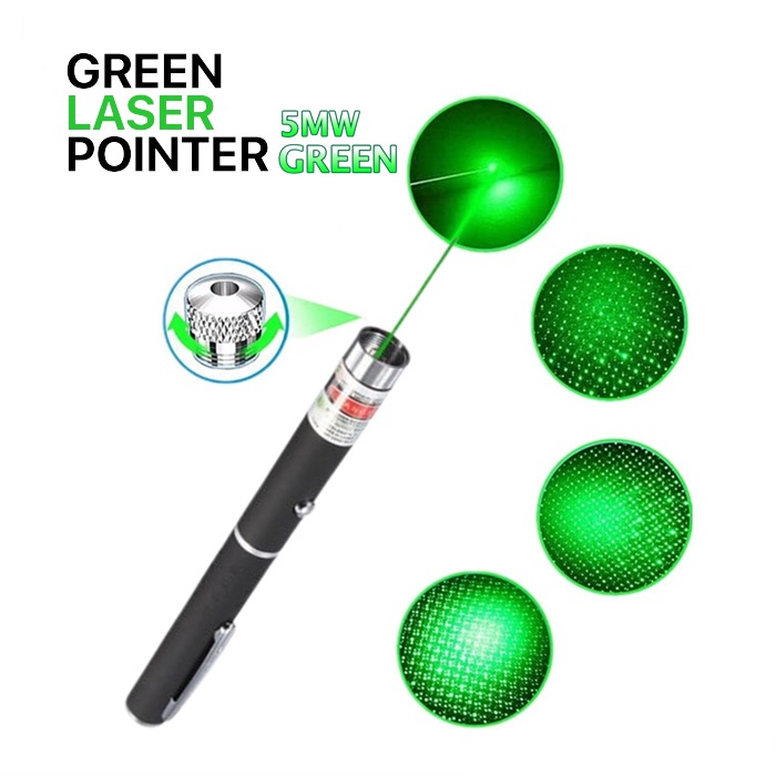 Green Laser Pointer Pen 5mW Laser High Power 532n Tactical Starry ...