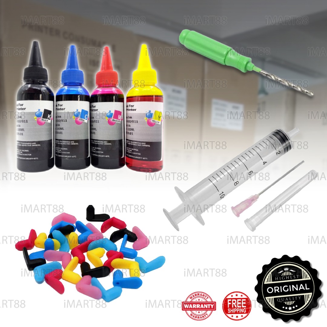 Refill Printer INK HP Canon 678 680 60 67 703 46 22 21 27 702 63 901 ...